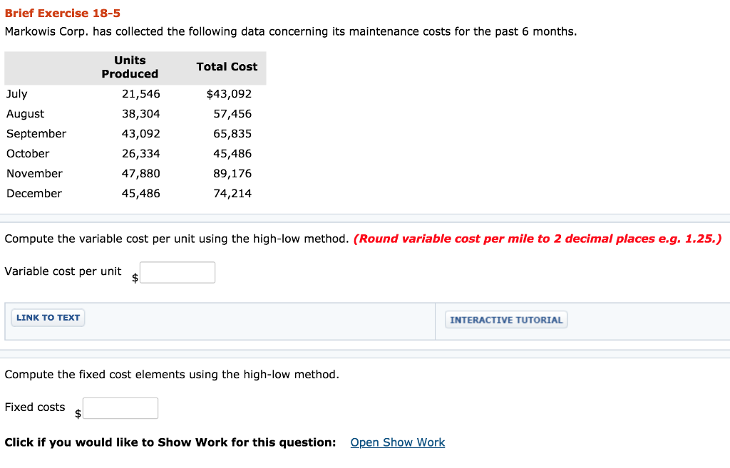 Solved Brief Exercise 18-5 Markowis Corp. has collected the | Chegg.com
