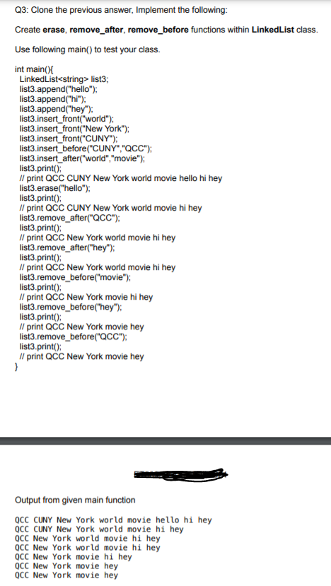 Solved Create a Node class of any data type Create a | Chegg.com