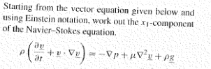 Solved Starting from the vector equation given below and | Chegg.com
