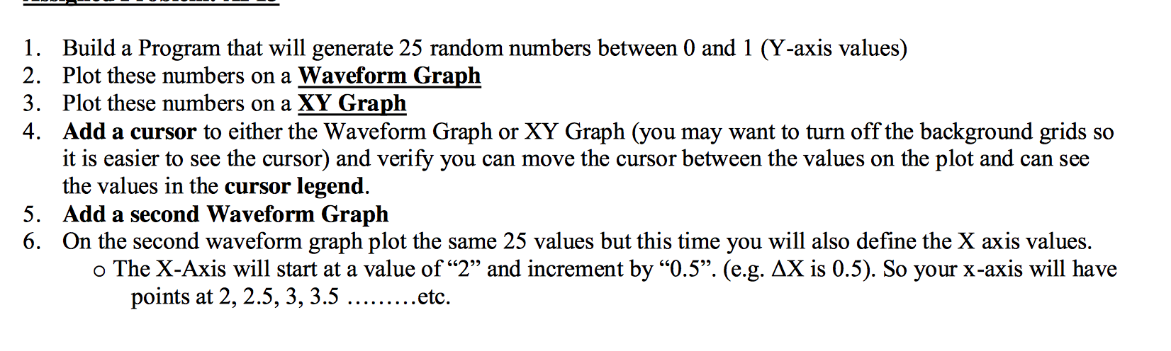 Solved 1. Build a Program that will generate 25 random | Chegg.com