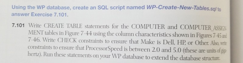Solved Using the WP database, create an SQL script named | Chegg.com