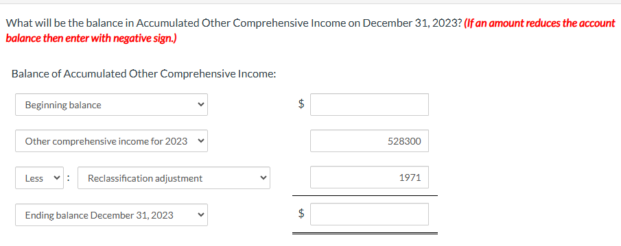 High Quality SOLUTION What will be the balance in Accumulated Other | Chegg.com