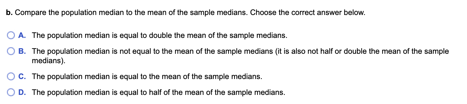 Solved n=2a. Find the median of each of the sixteen samples, | Chegg.com