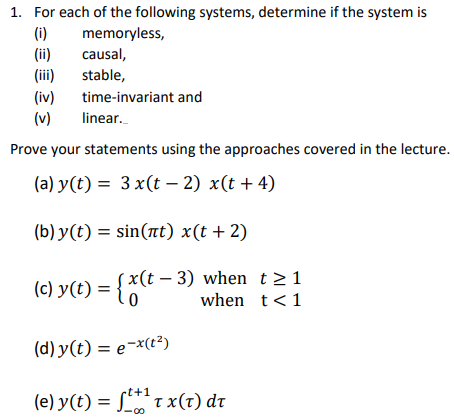 Solved Prove your statements using the approaches covered in | Chegg.com
