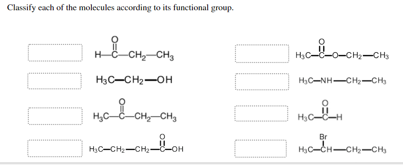 Solved Classify each of the molecules according to its | Chegg.com
