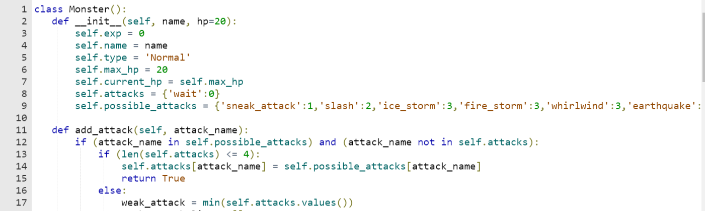 [Solved]: Could you find where is my add_attack logic p