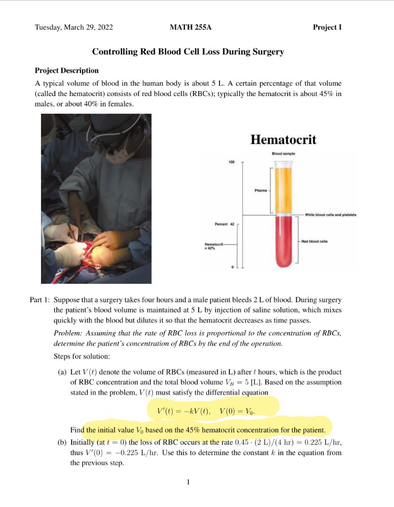 Solved Tuesday, March 29, 2022 MATH 255A Project 1 | Chegg.com