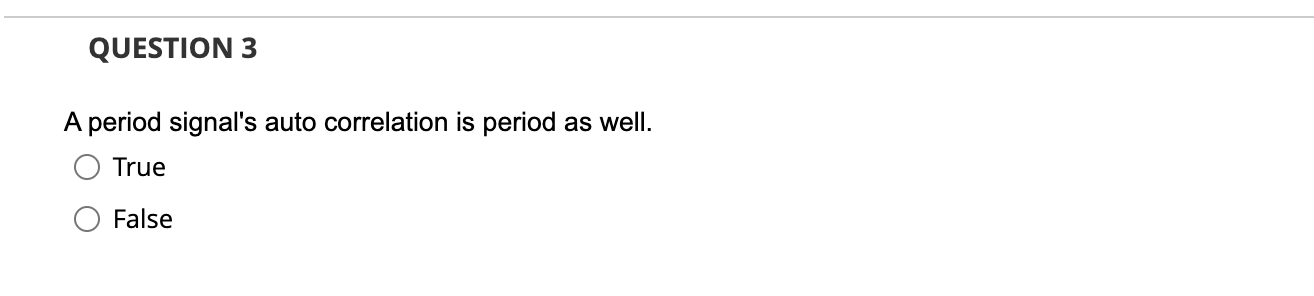 Solved A period signal's auto correlation is period as well. | Chegg.com