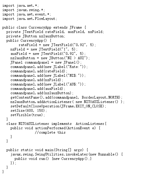 Solved Question 1 Consider the program below (the full code | Chegg.com