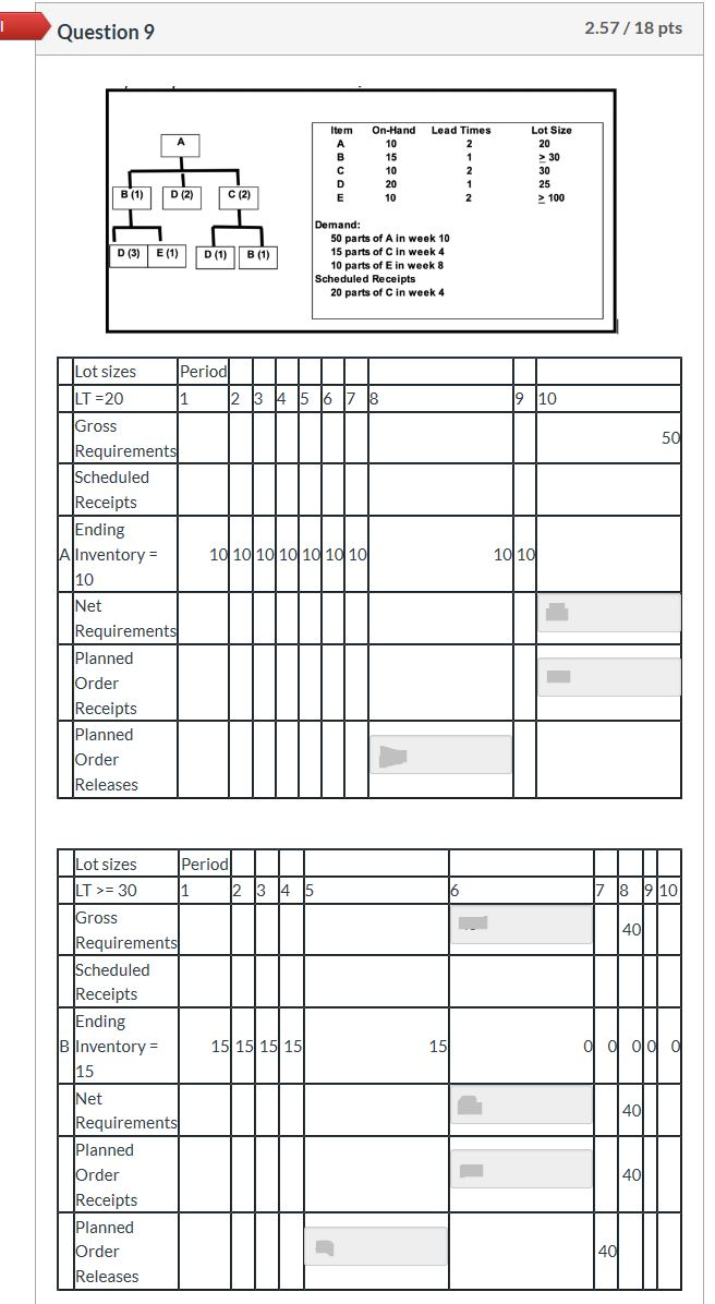 Solved Question is asking to fill in the blanks to complete | Chegg.com
