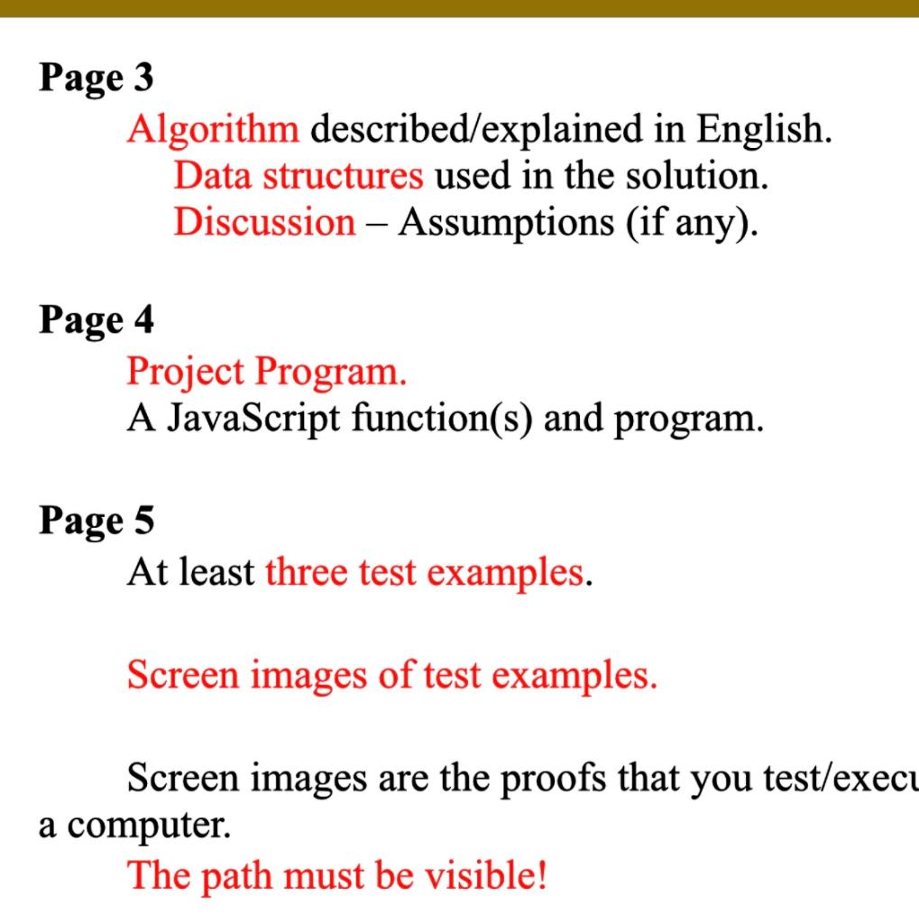 Solved Javascript code and algorithm for Problem M: Problem | Chegg.com