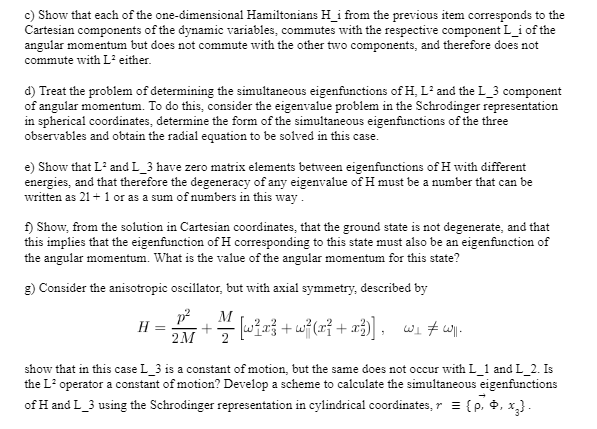 Solved 5.4 a) Show that the Hamiltonian of a | Chegg.com