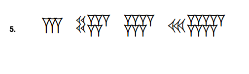 Solved Assignment: Write each Babylonian Cuneiform number as | Chegg.com