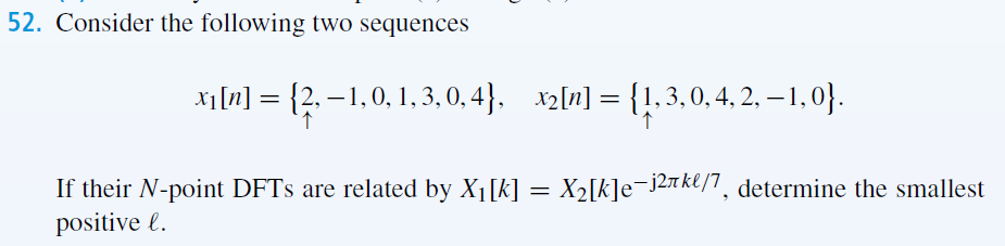 Solved 52. Consider the following two sequences | Chegg.com