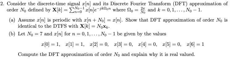 Solved 2. Consider the discrete-time signal x[n] and its | Chegg.com