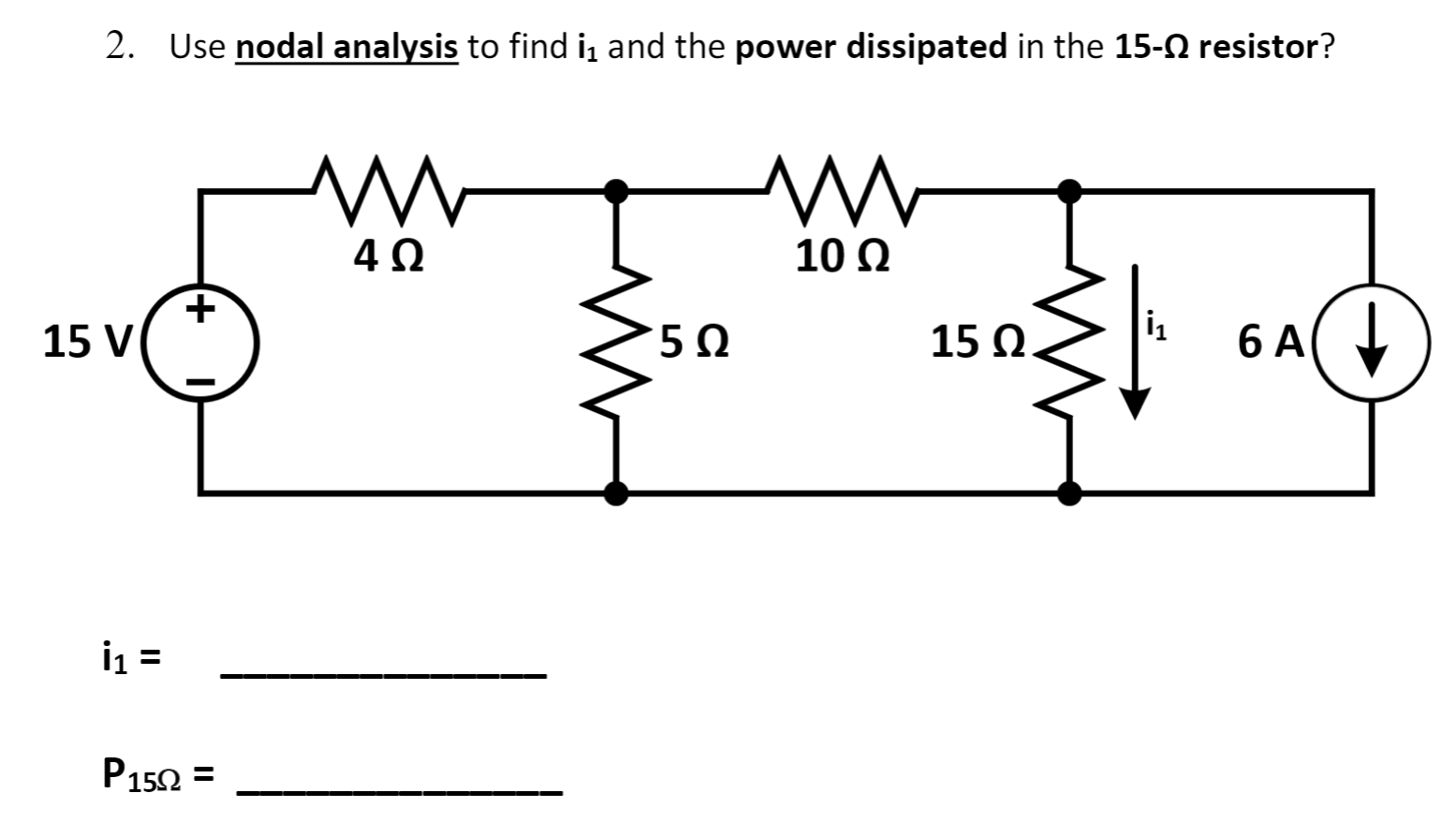 Solved 1. Determine the power dissipated in the 20-12 | Chegg.com