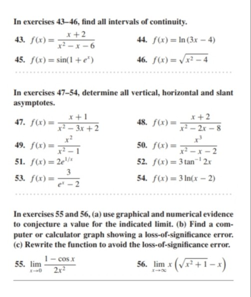 Solved In exercises 1 and 2, numerically estimate the slope | Chegg.com