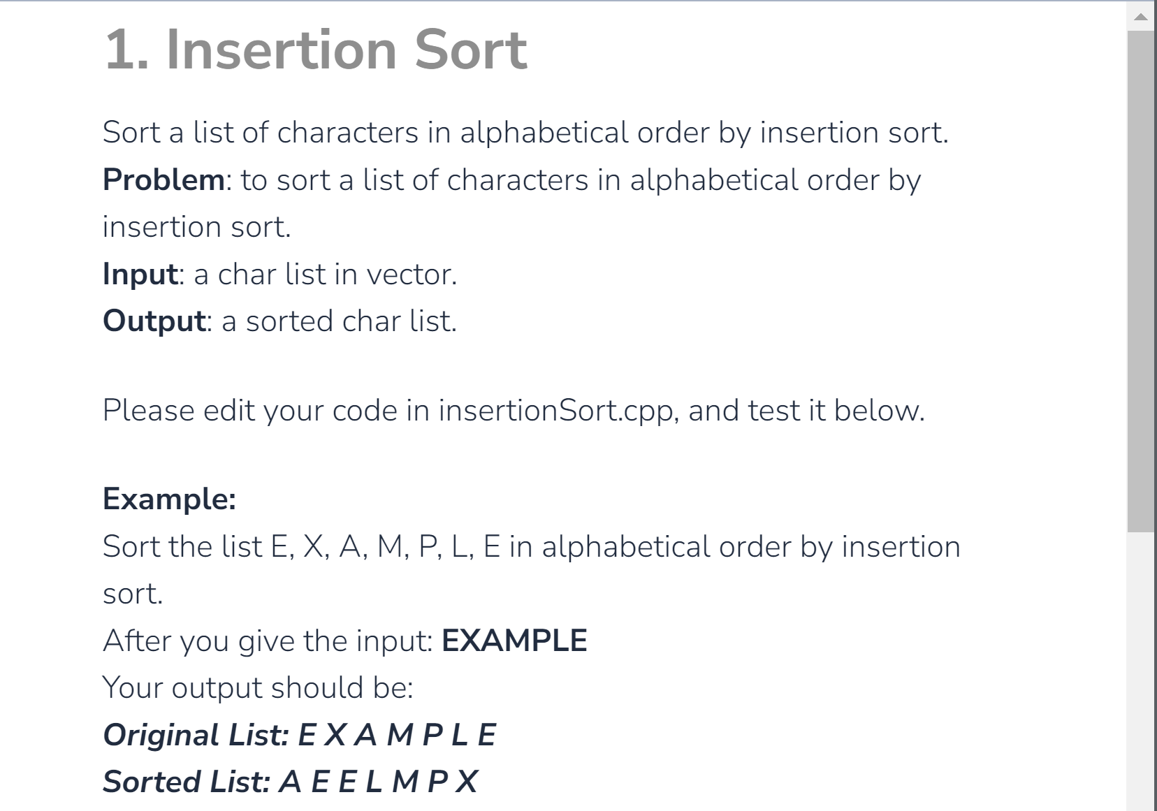 Solved For this assignment, we need to complete the missing | Chegg.com