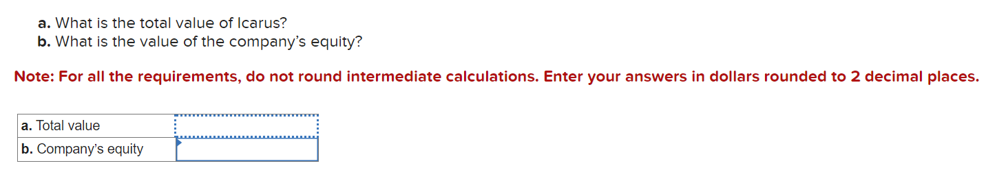 Solved Icarus Airlines is proposing to go public, and you | Chegg.com