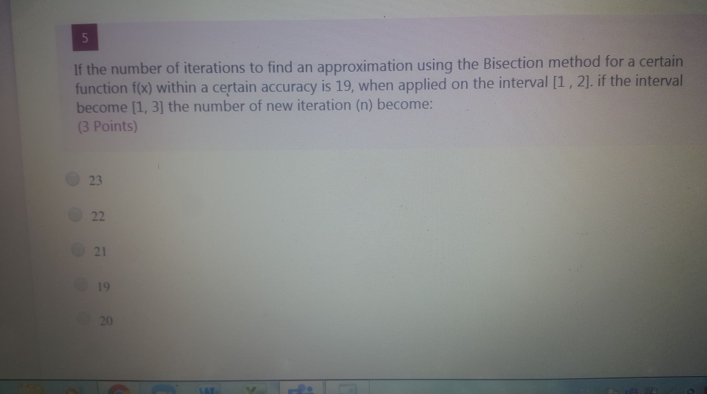 Solved 5. If the number of iterations to find an | Chegg.com