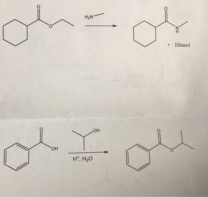 Solved H2N Ethanol + OH OH H*, H20 | Chegg.com