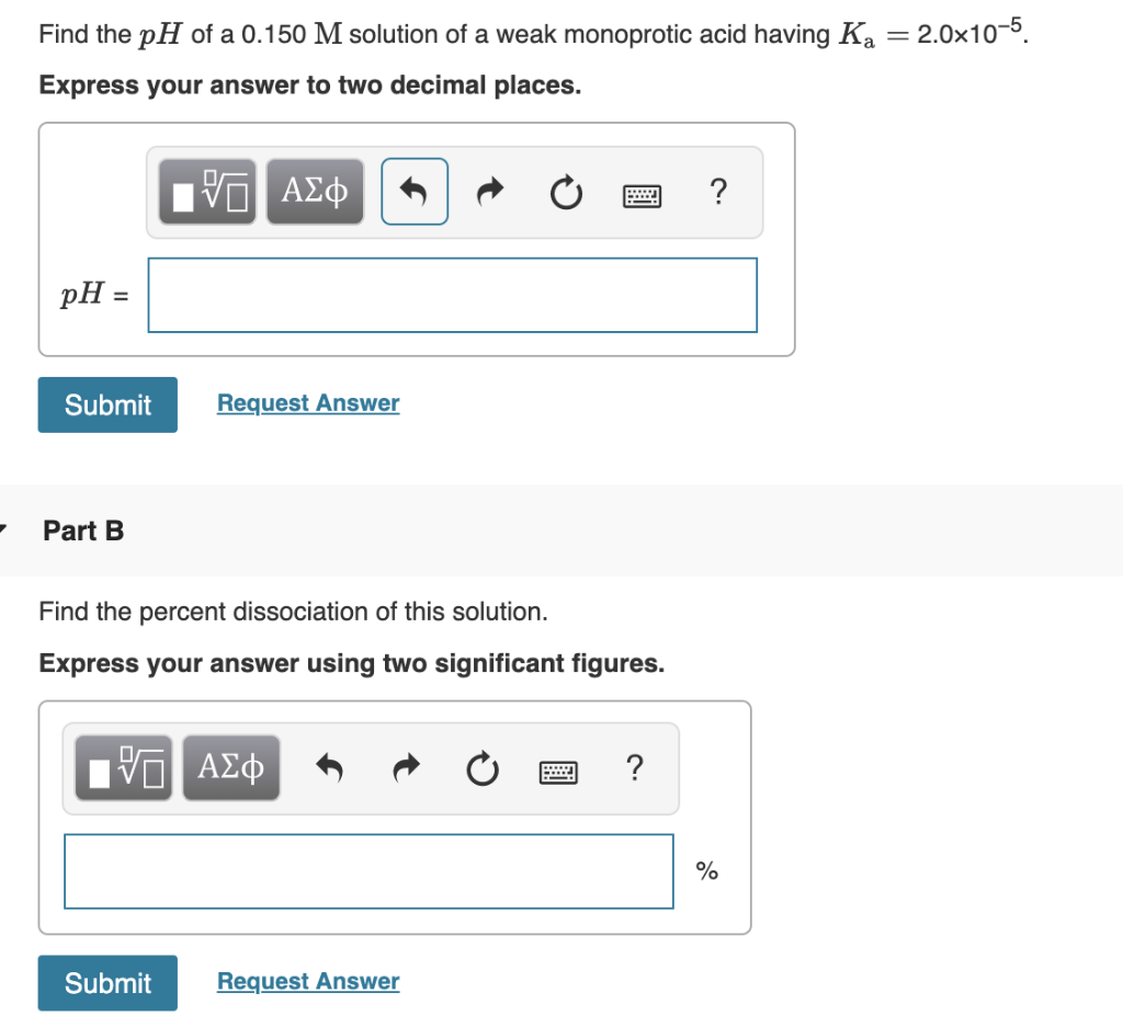 Solved Consider two aqueous solutions of nitrous acid | Chegg.com