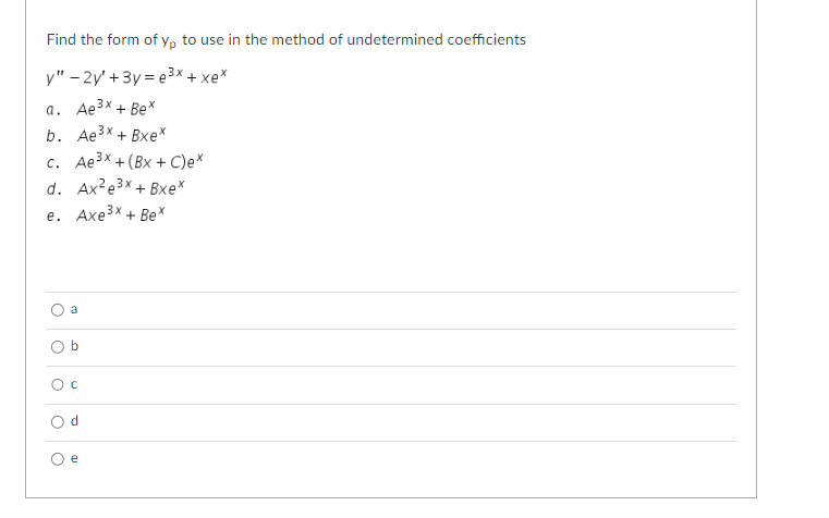 Find all complementary functions of the equation | Chegg.com