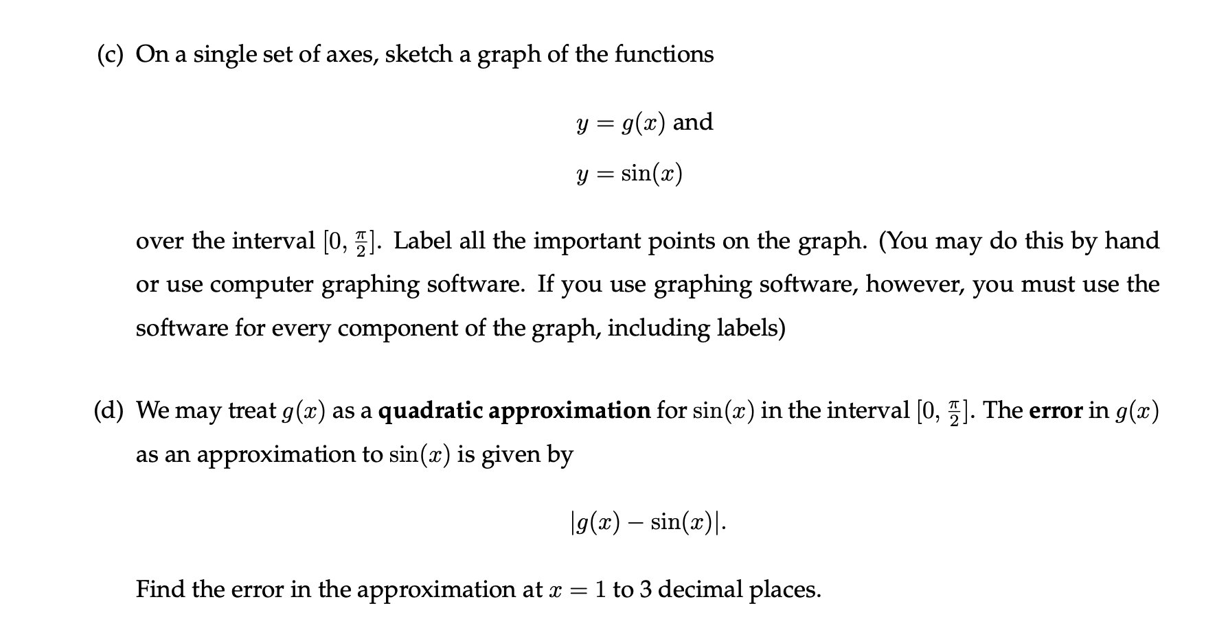 Solved Throughout this assignment we will use the function | Chegg.com
