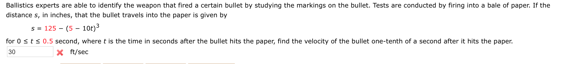 Solved Ballistics experts are able to identify the weapon | Chegg.com