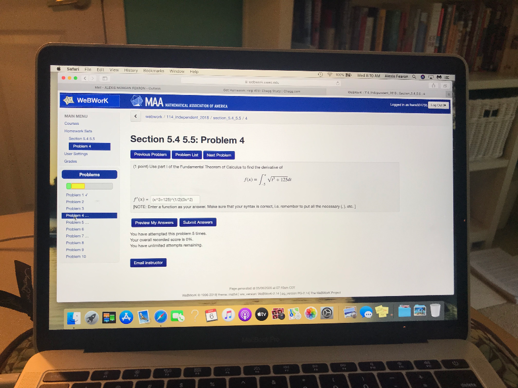 Solved Safari Fila Edt View History Bookmarks Window Help | Chegg.com