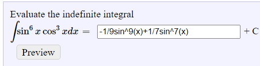 Solved Evaluate the indefinite integral cos xdx = | Chegg.com