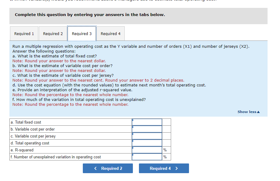 Solved PA5-4 (Static) Estimating Cost Behavior Using Simple | Chegg.com