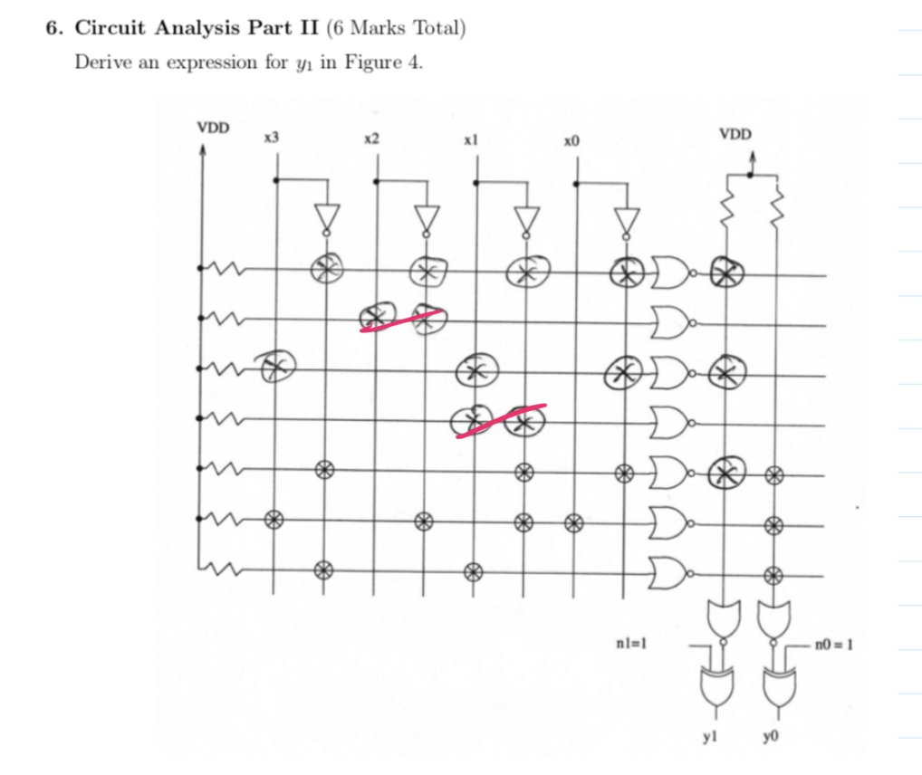 Solved 6. ﻿Circuit Analysis Part II (6 ﻿Marks Total)Derive | Chegg.com