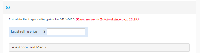 Solved Carla Vista Corporation needs to set a target price | Chegg.com