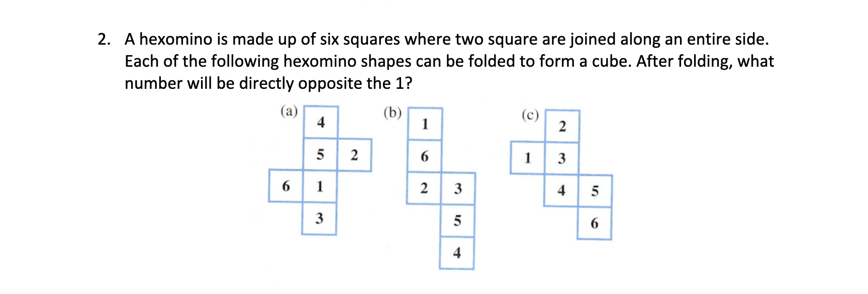 Solved A Hexomino Is Made Up Of Six Squares Where Two Square
