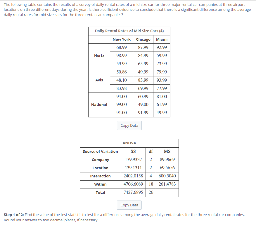 Solved The following table contains the results of a survey | Chegg.com