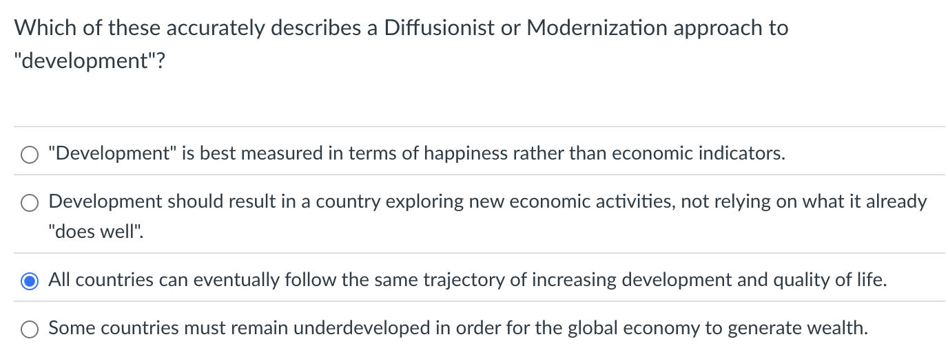 Solved Which of these accurately describes a Diffusionist or | Chegg.com