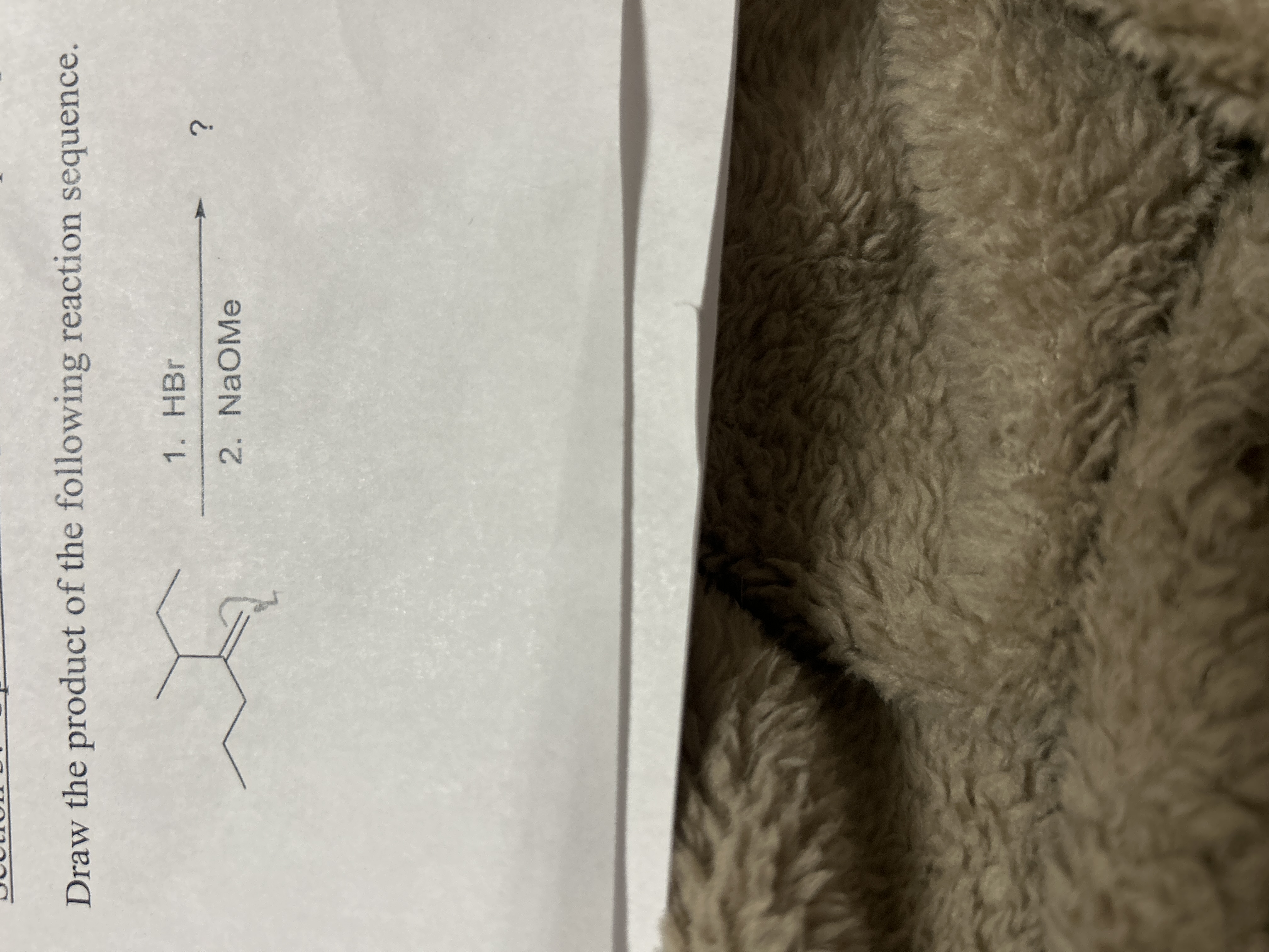 Solved Draw the product of the following reaction sequence. | Chegg.com