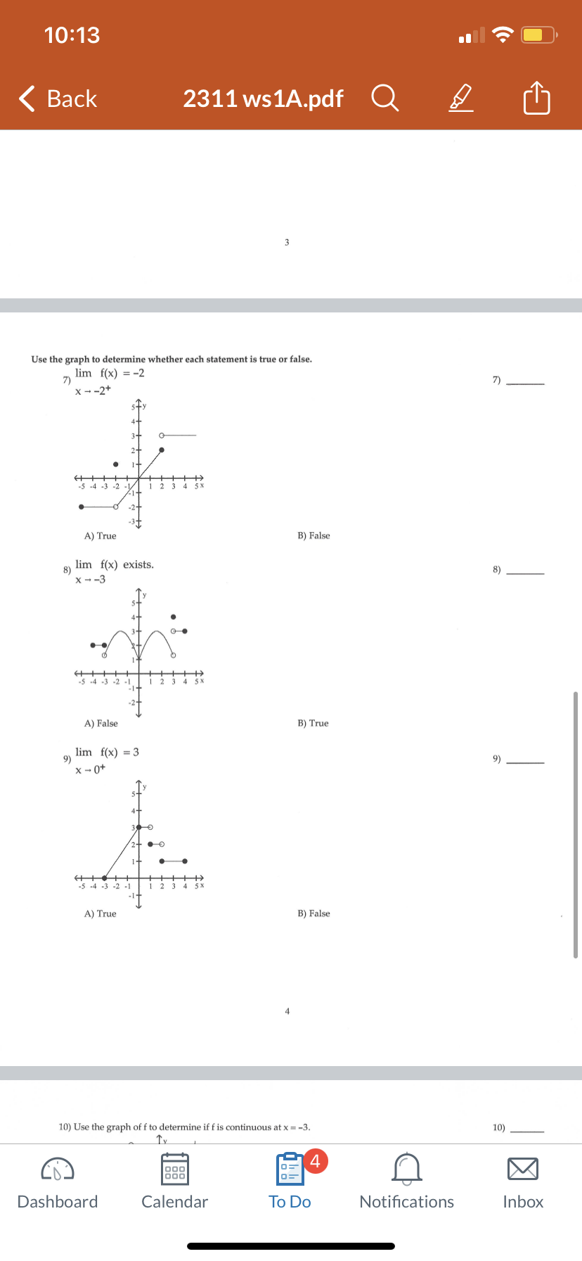Solved Use the graph to determine whether each statement is | Chegg.com