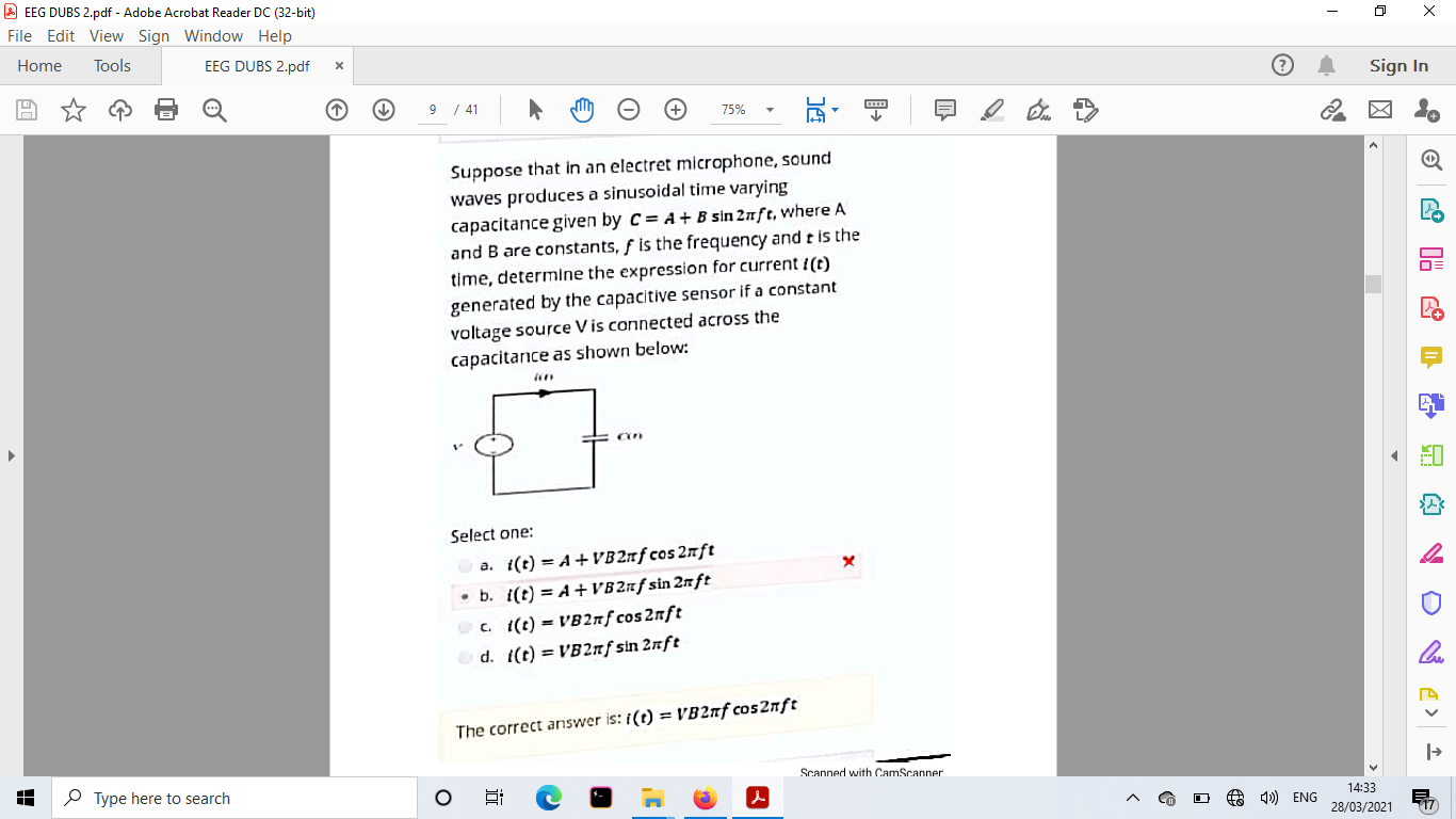 Solved - х EEG DUBS 2.pdf - Adobe Acrobat Reader DC (32-bit) | Chegg.com