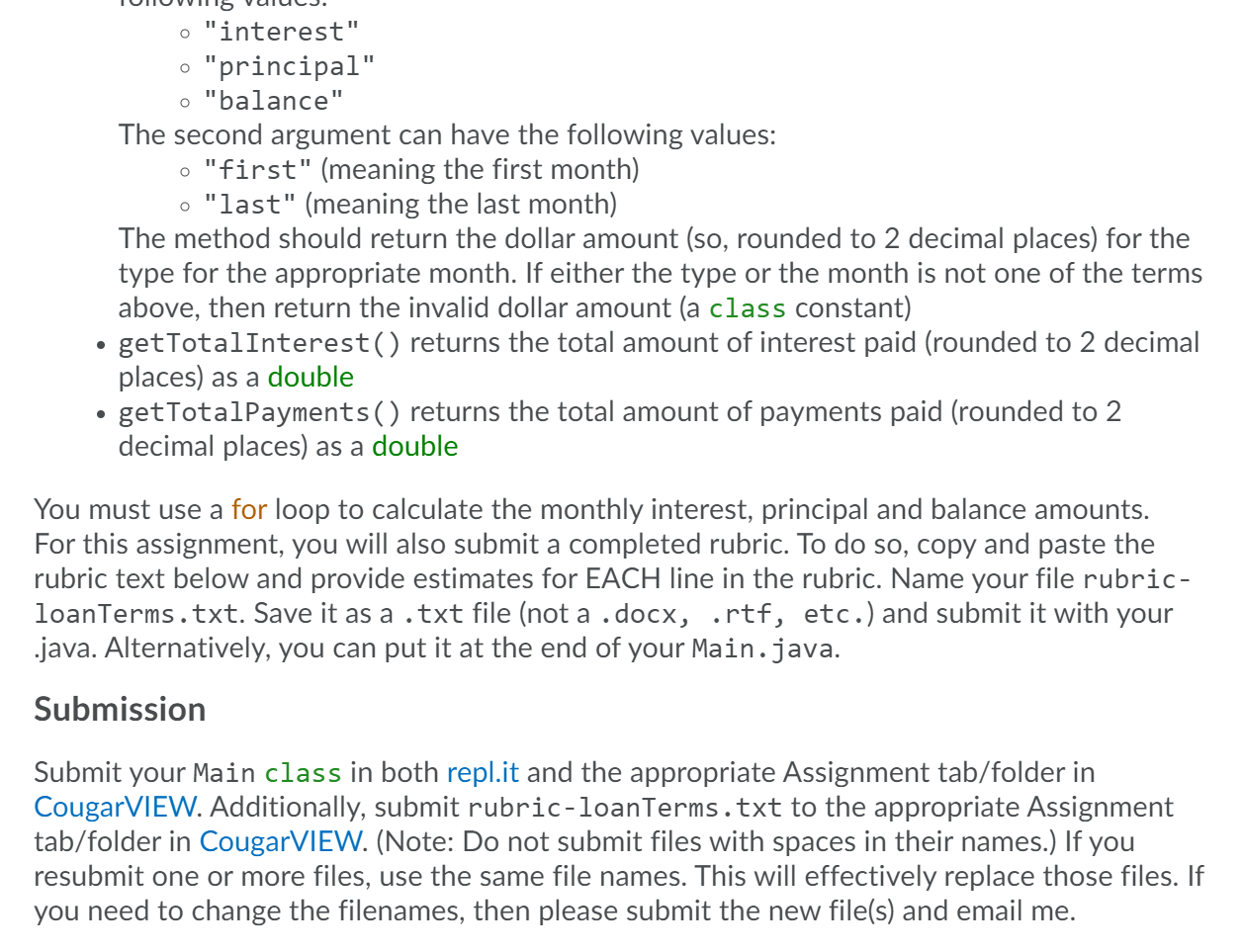 For this project, you get to design and write a class | Chegg.com
