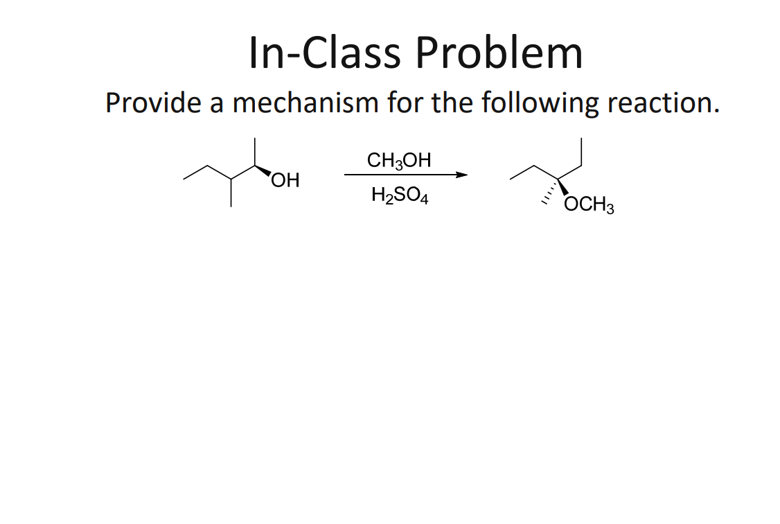 Solved In-Class Problem Provide a mechanism for the | Chegg.com