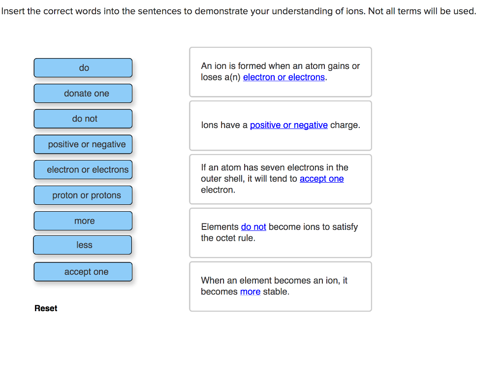 Solved Insert the correct words into the sentences regarding | Chegg.com