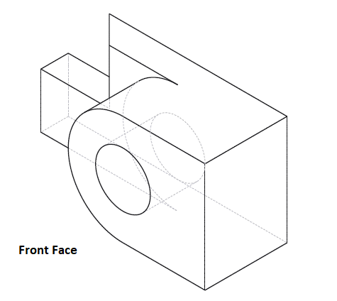 Solved Assignment: Oblique Projections CAD COURSE MECHANICAL | Chegg.com