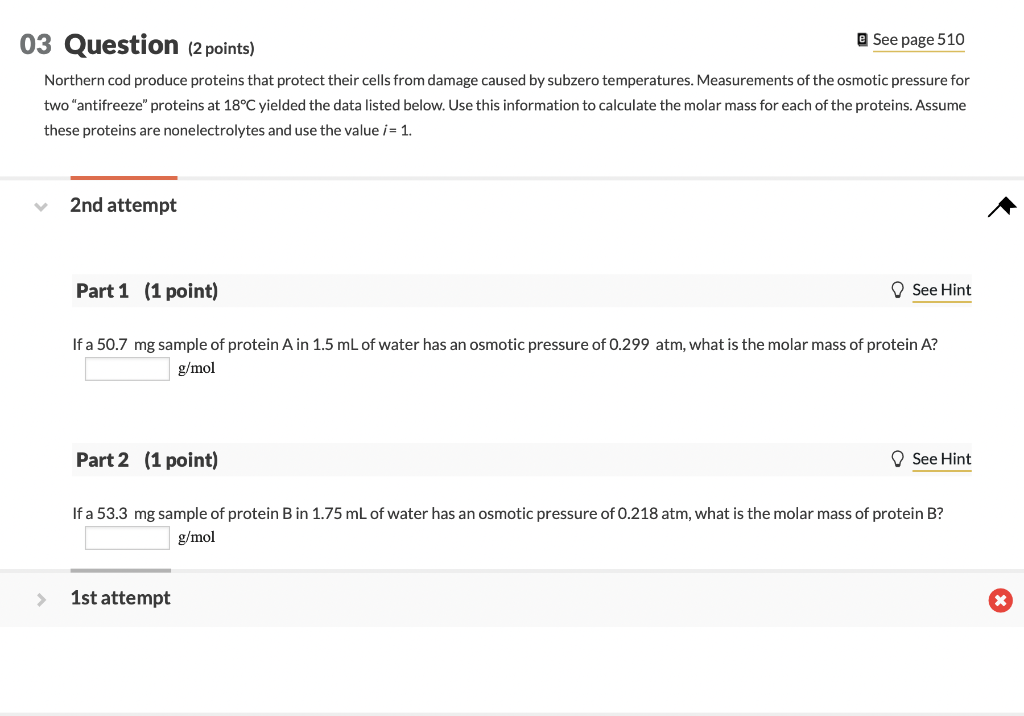 Solved 3 Question ( 2 points) E See page 510 Northern cod | Chegg.com