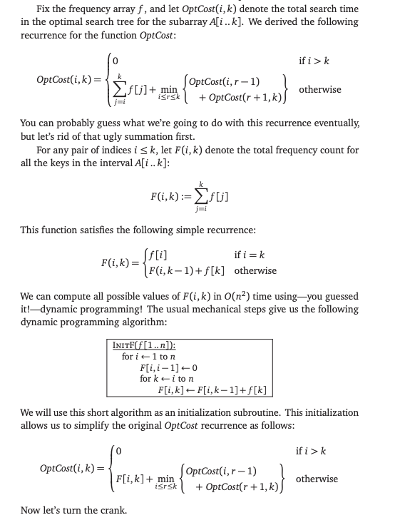 Solved 2 Building Optimal Search TreesIn class we discussed | Chegg.com