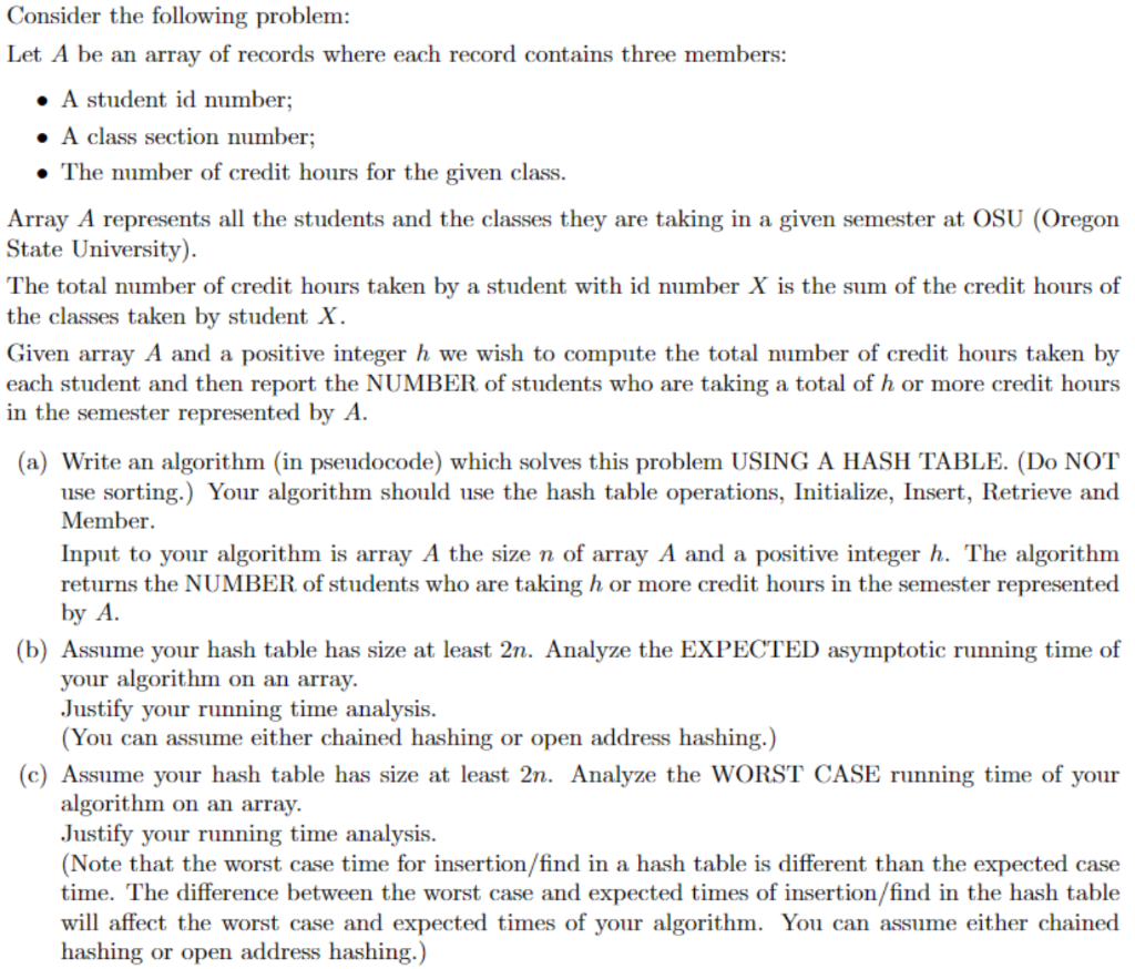 (Solved) : Consider Following Problem Let Array Records Record Contains ... (Solved) : Consider Following Problem Let Array Records Record Contains ...