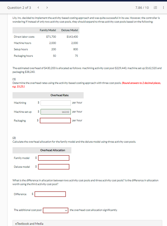 [solved] Lily Inc Decided To Implement The Activity Bas