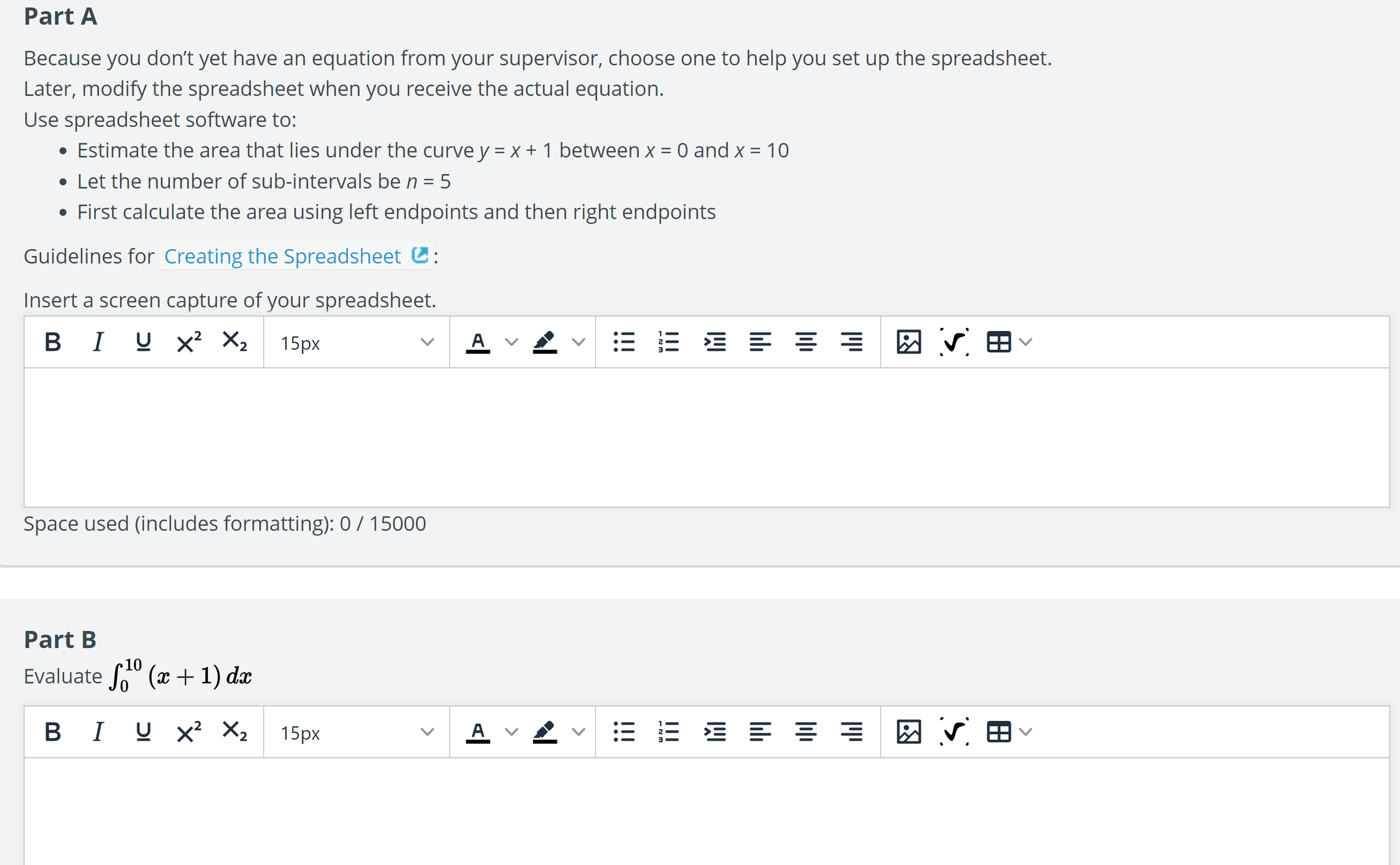 Solved (The assignment has two additional parts, but I can | Chegg.com