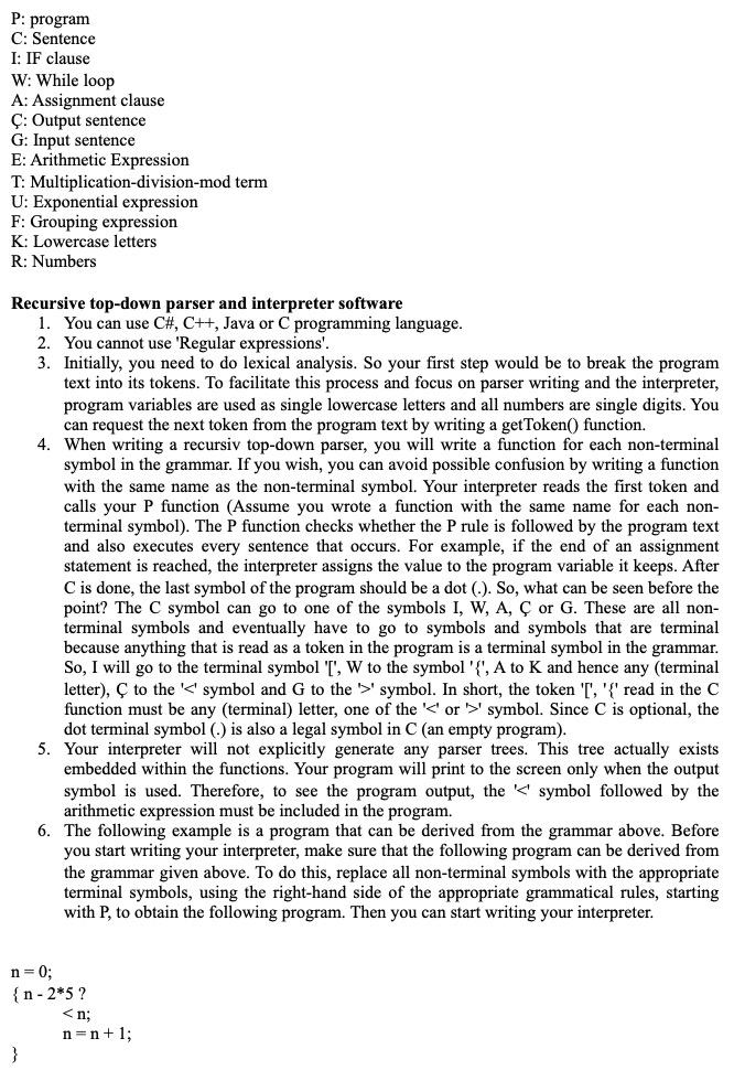 Solved Project Purpose and Scope In this project, the goal | Chegg.com